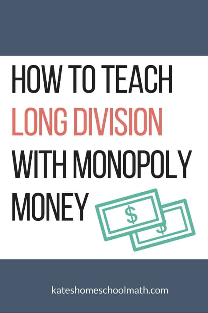 How to Teach Hands-On Long Division - Kate Snow - Homeschool Math Help
